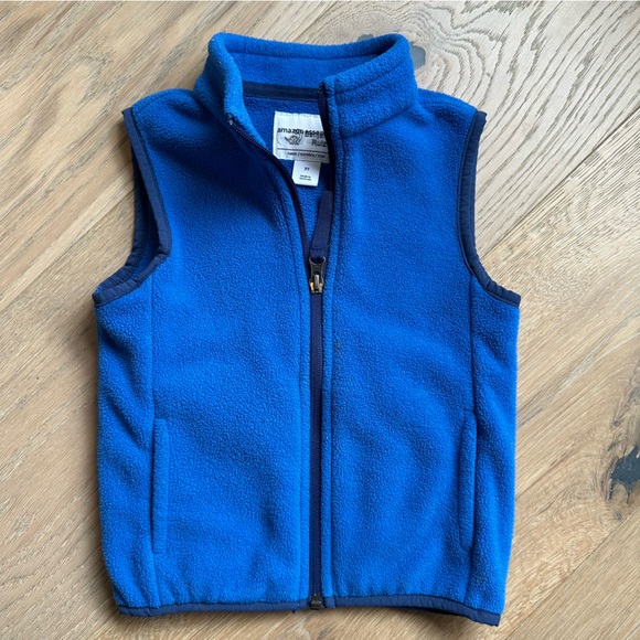 Amazon | Jackets & Coats | Amazon Royal Blue Fleece Vest | Poshmark